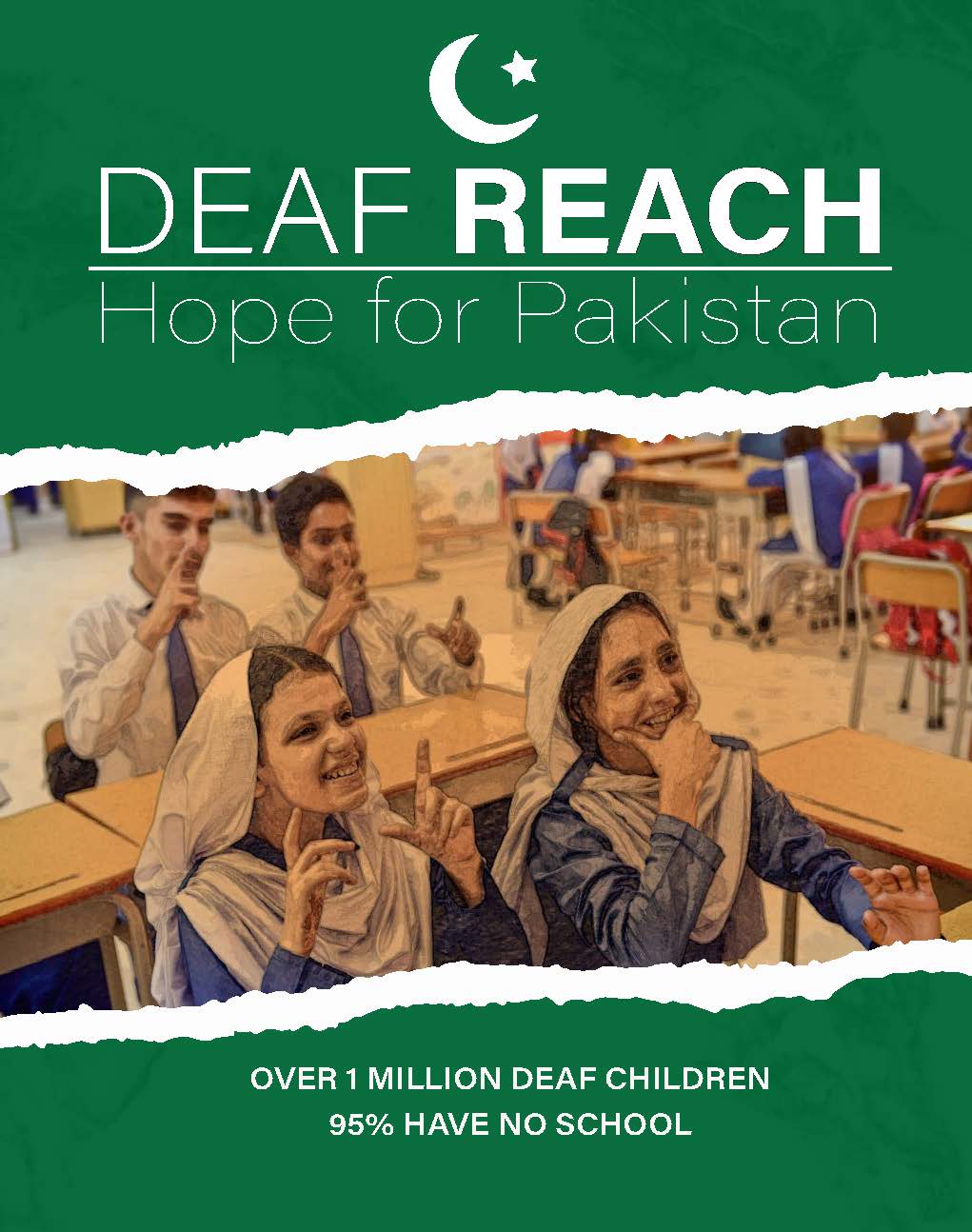 Deaf Reach: Hope for Pakistan - Sign on Screen